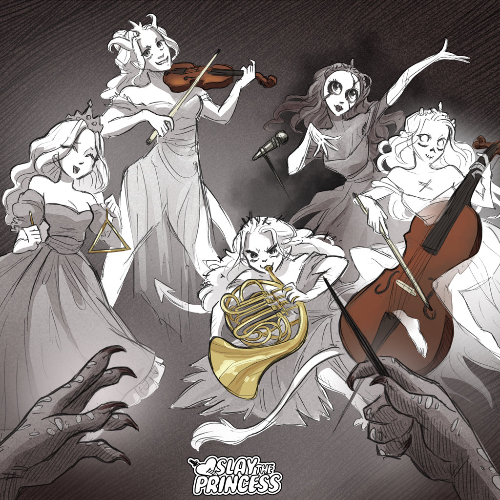 Slay The Princess: Shifty and the Vessels Print – TopatoCo