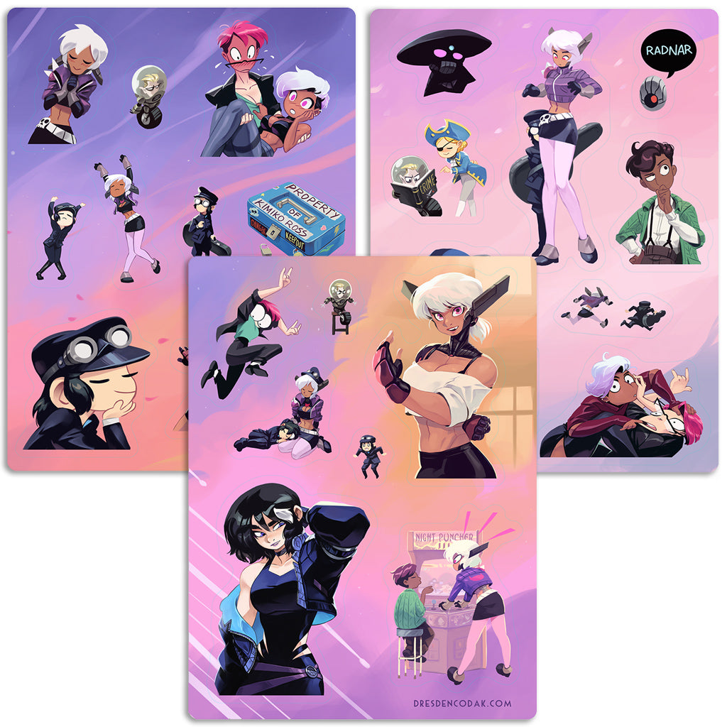 Dark Science Sticker Sheets Series 01 – TopatoCo