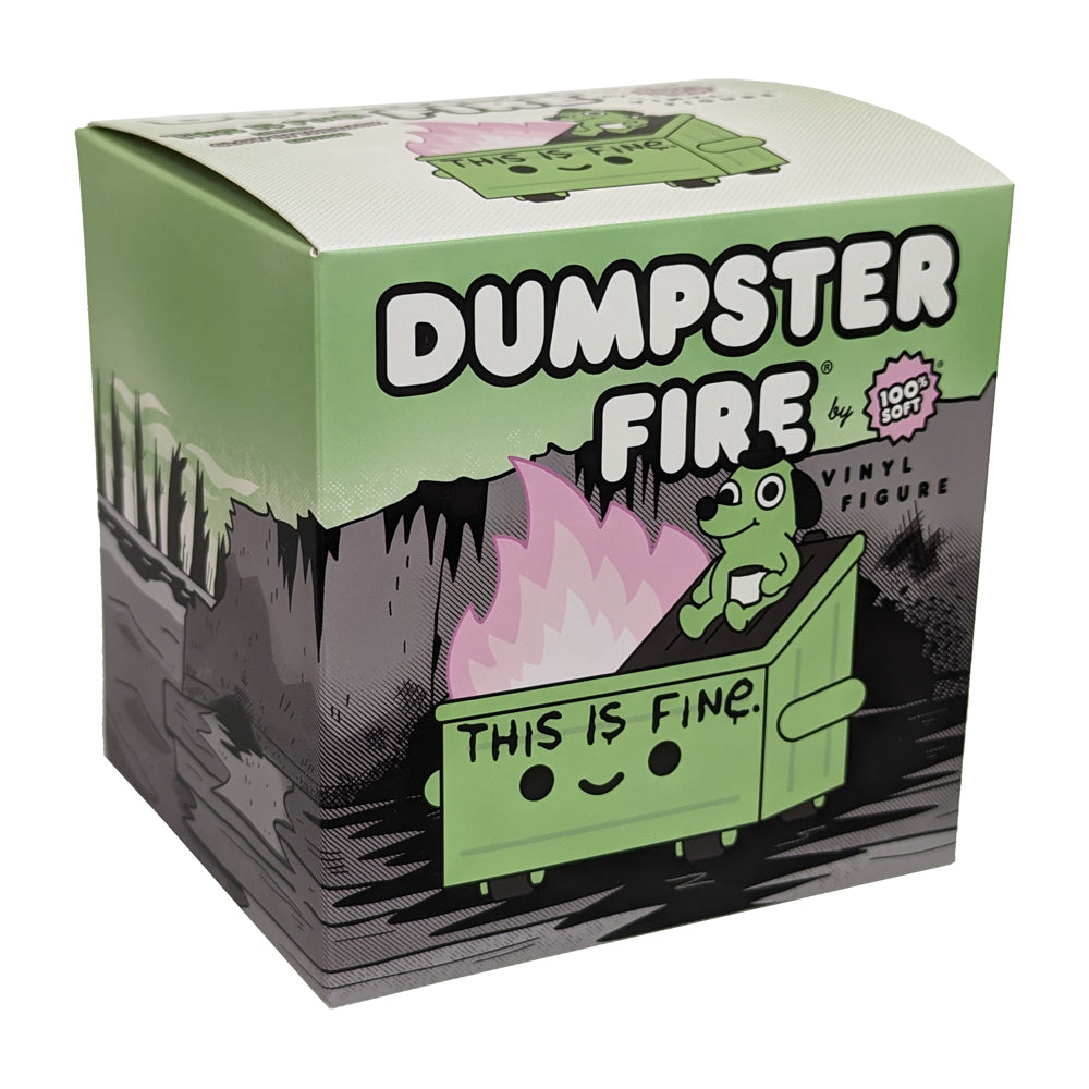 Dumpster Fire - This is Fine Vinyl Figure Glow Edition – TopatoCo