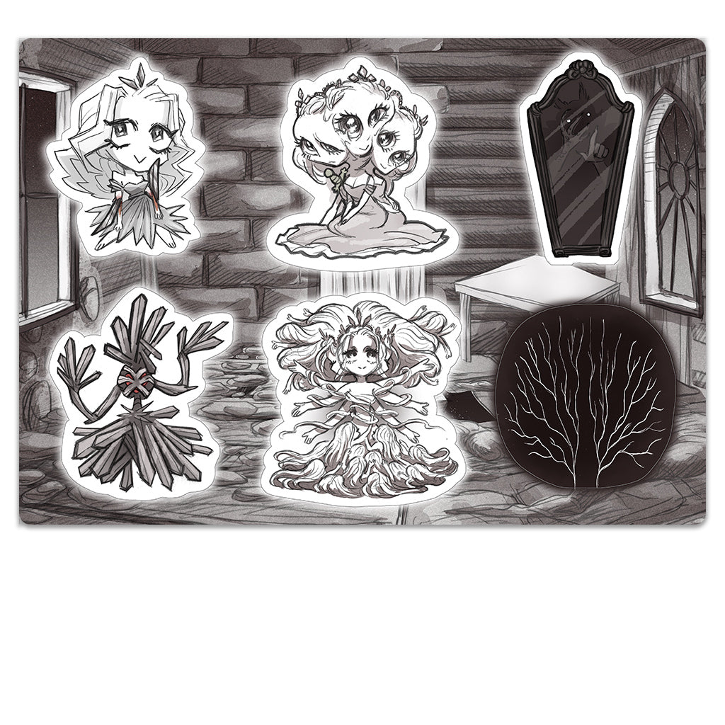 Slay the Princess - The Pristine Cut Sticker Sheets, Wave 1 – TopatoCo