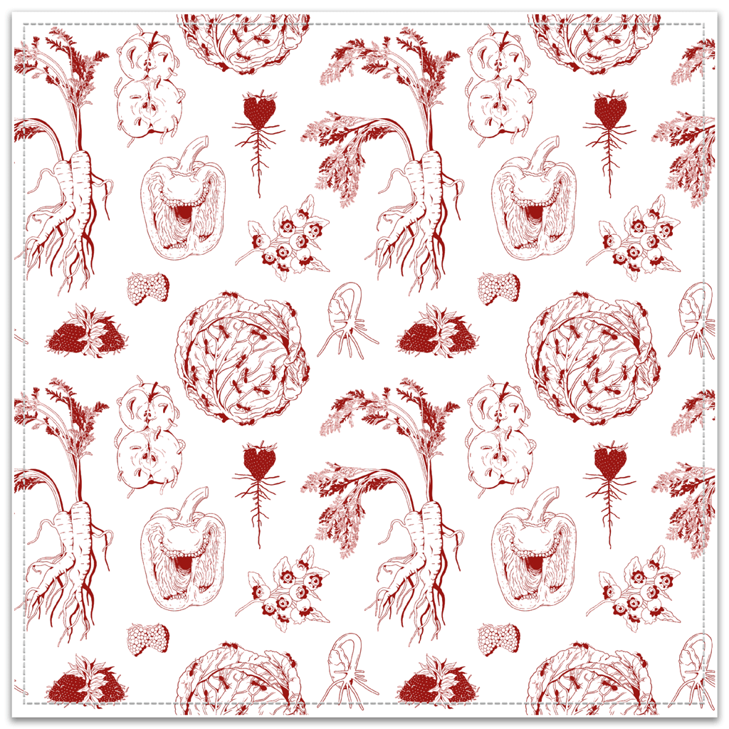 Mutated Vegetable Hand Towel – TopatoCo