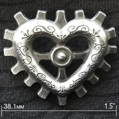 Clockwork Heart Pin by Girl Genius – TopatoCo