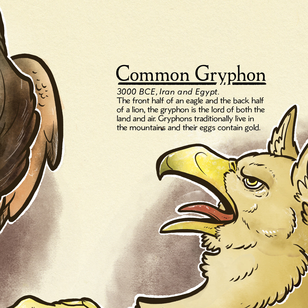 An Incomplete Guide to Gryphons Print – TopatoCo