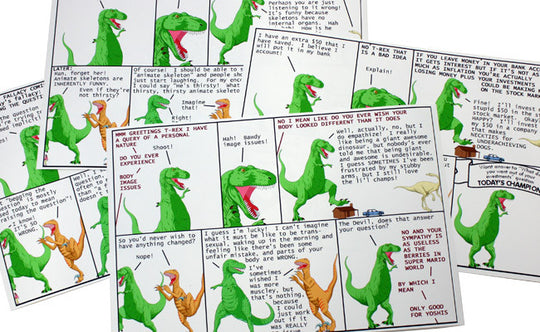 Dinosaur Comics Prints – TopatoCo