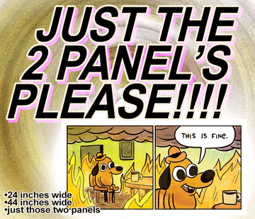 This is Fine (First Two Panels) Print – TopatoCo