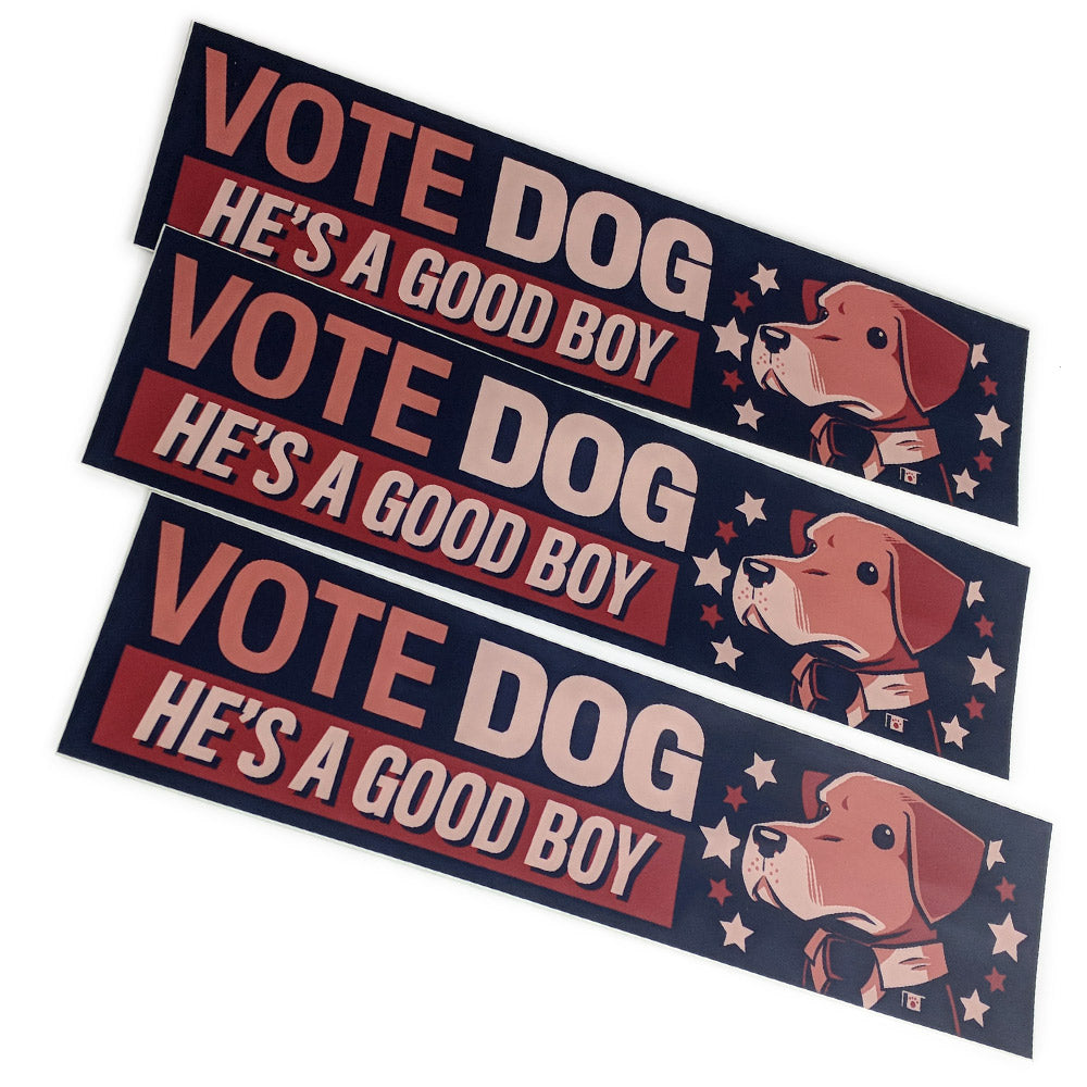 Vote Dog Stickers – TopatoCo